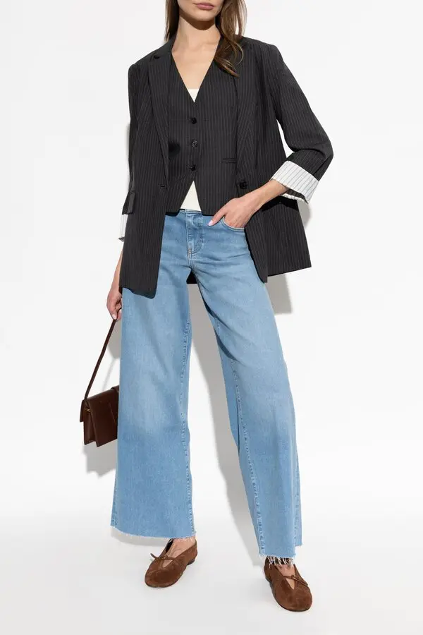 FRAME Le Slim Palazzo Jeans - Blue