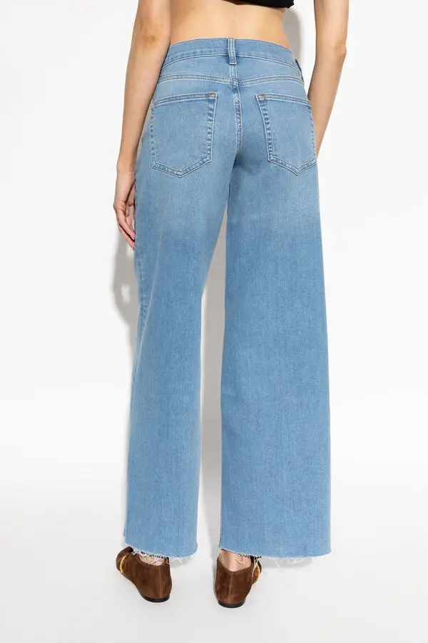 FRAME Le Slim Palazzo Jeans - Blue