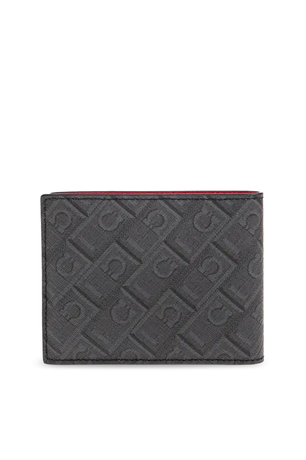 FERRAGAMO Monogram Wallet - Grey