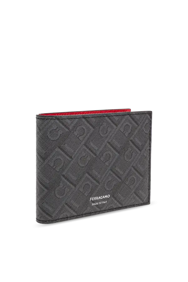 FERRAGAMO Monogram Wallet - Grey