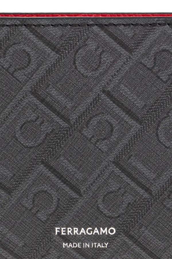 FERRAGAMO Monogram Wallet - Grey