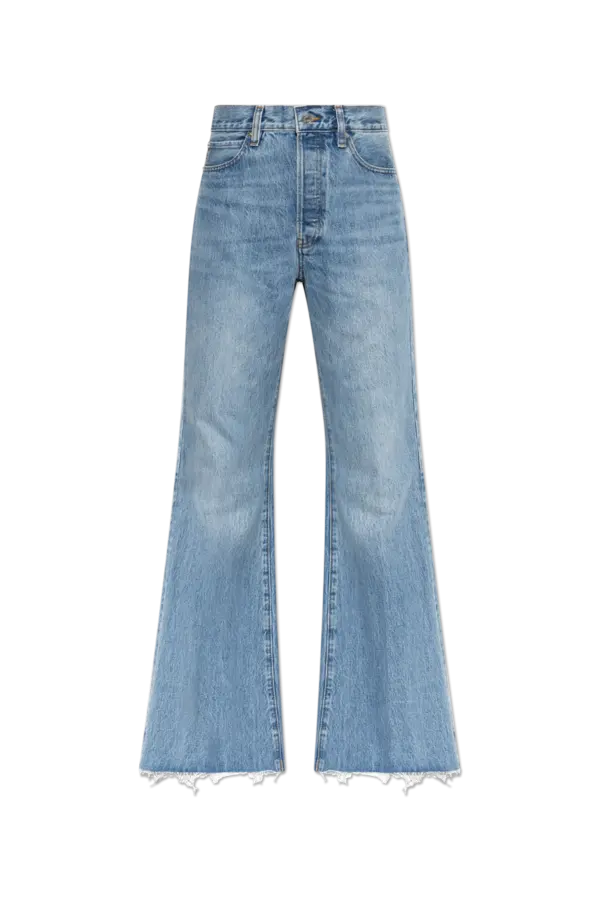 FRAME The Lax" High Rise Bootcut Jeans - Blue