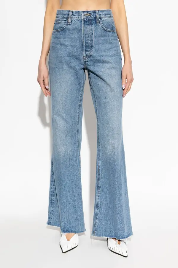 FRAME The Lax" High Rise Bootcut Jeans - Blue