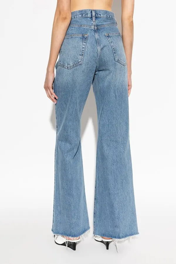 FRAME The Lax" High Rise Bootcut Jeans - Blue