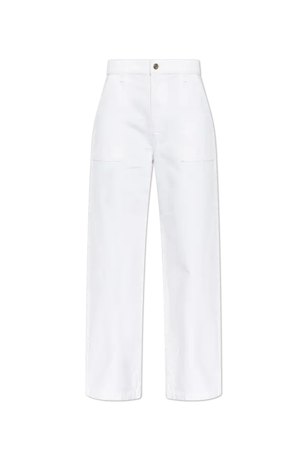 FRAME Straight-leg Jeans - White