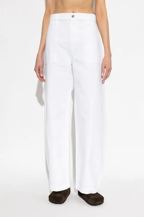 FRAME Straight-leg Jeans - White