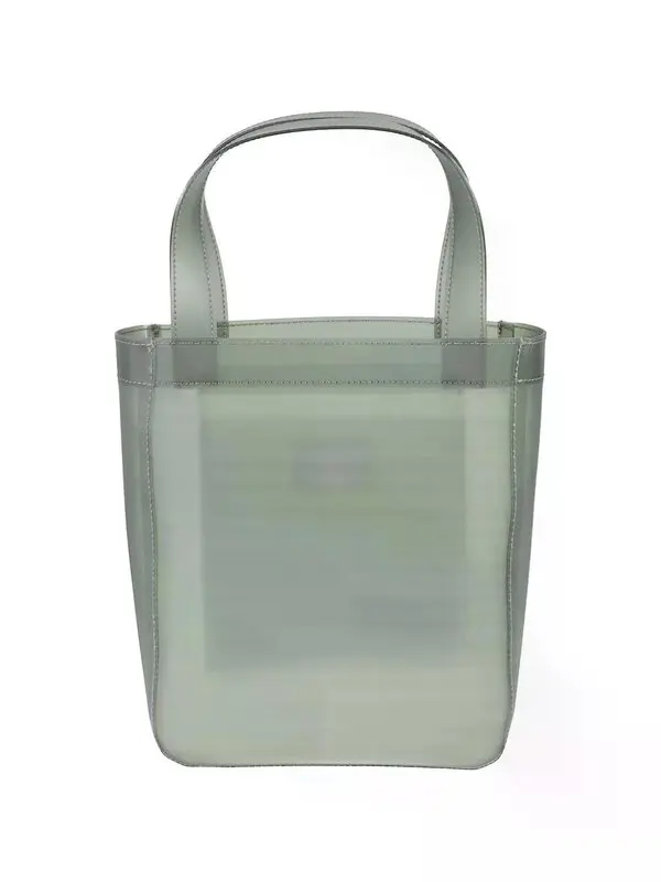 A.p.c. Logo Print Tote Bag - Green
