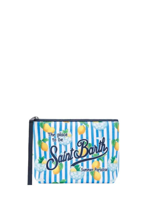 MC2 SAINT BARTH Aline Cotton Clutch Bag - Multi