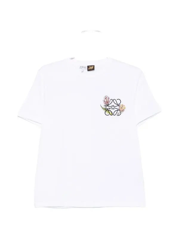 Loewe Logo Cotton T-shirt - White
