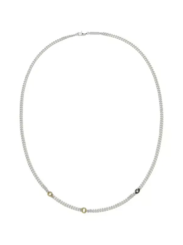 YOJ Curb Chain Necklace - Silver