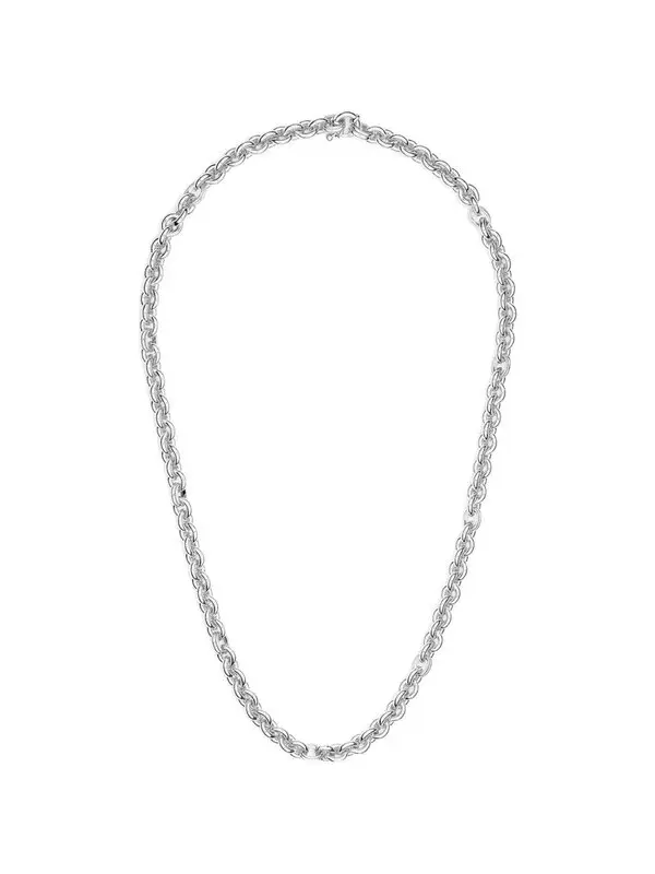 YOJ Oto Rolo-chain Necklace - Silver