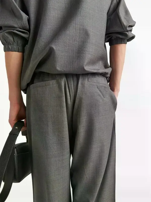 Prada Virgin Wool Tailored Trousers