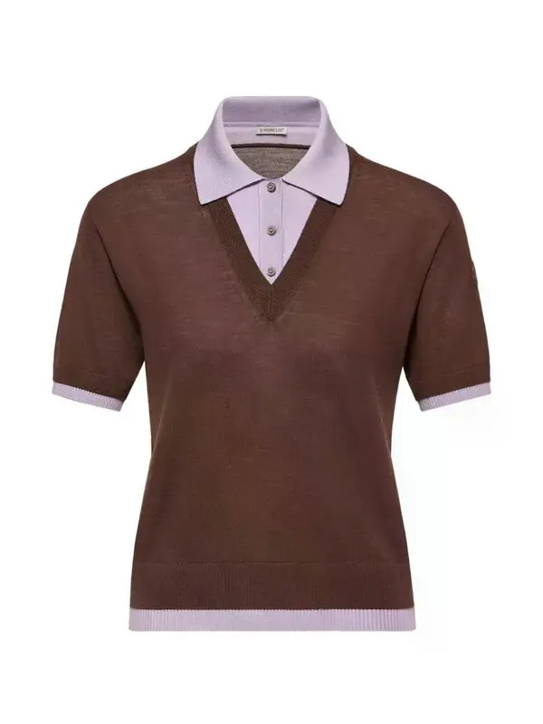 Moncler Layered-effect Short-sleeve Sweater