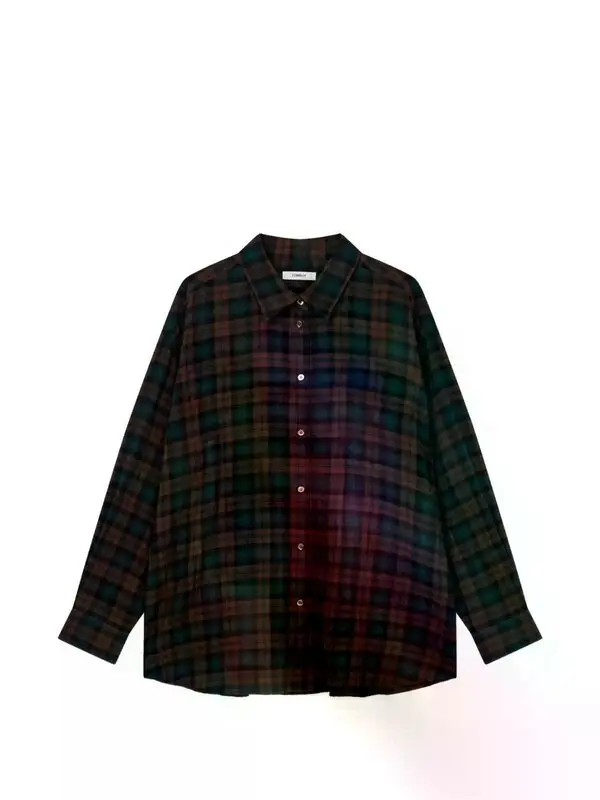 STUDIO TOMBOY Checkered Oversized Shirt
