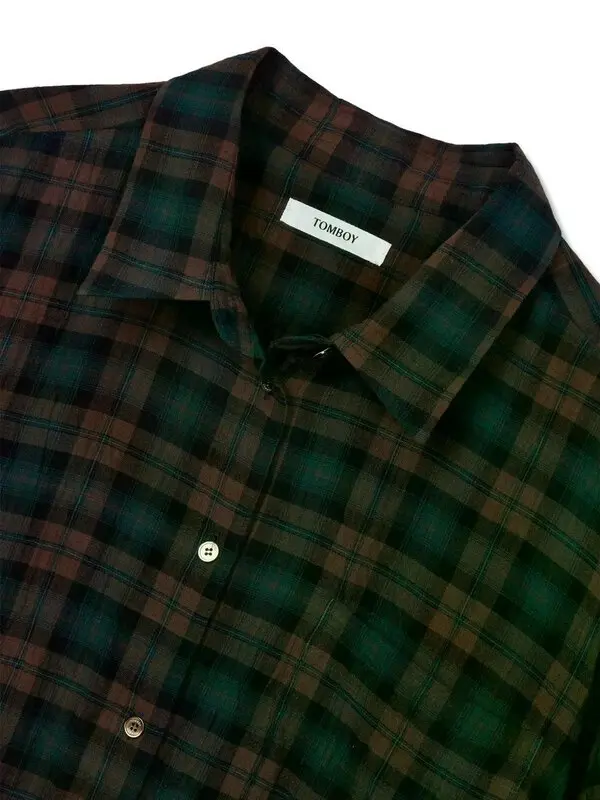 STUDIO TOMBOY Checkered Oversized Shirt