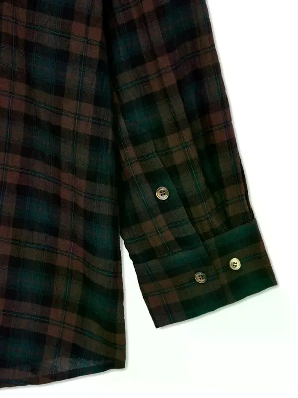 STUDIO TOMBOY Checkered Oversized Shirt