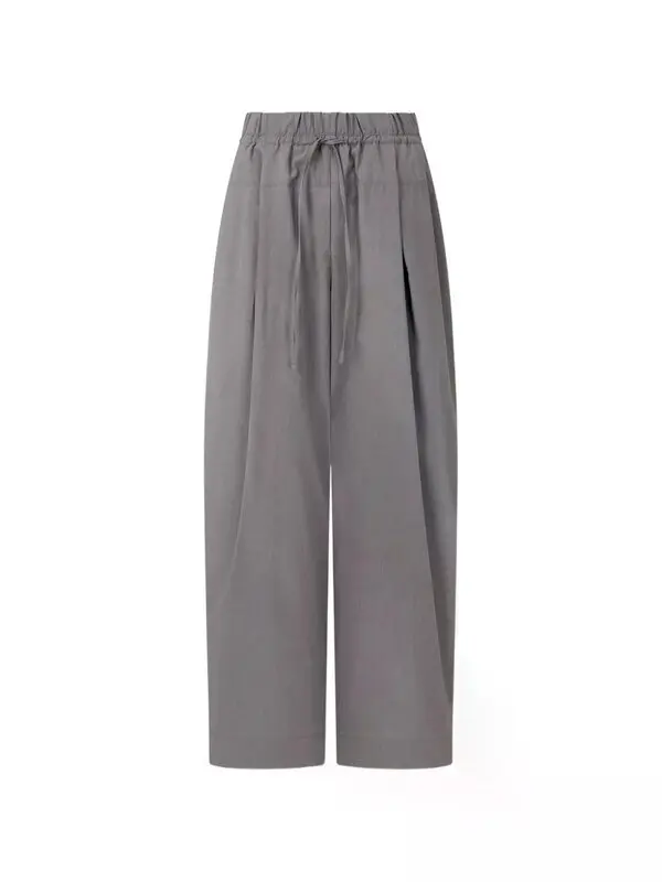 STUDIO TOMBOY Drawstring Pleated Trousers - Grey