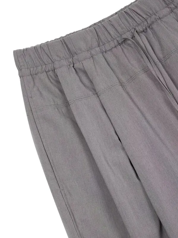 STUDIO TOMBOY Drawstring Pleated Trousers - Grey