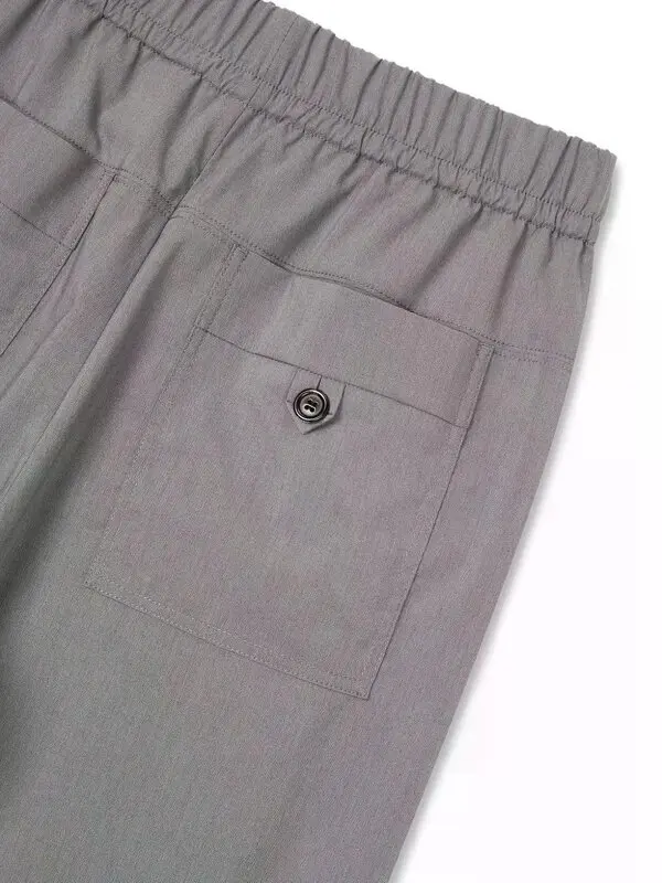 STUDIO TOMBOY Drawstring Pleated Trousers - Grey
