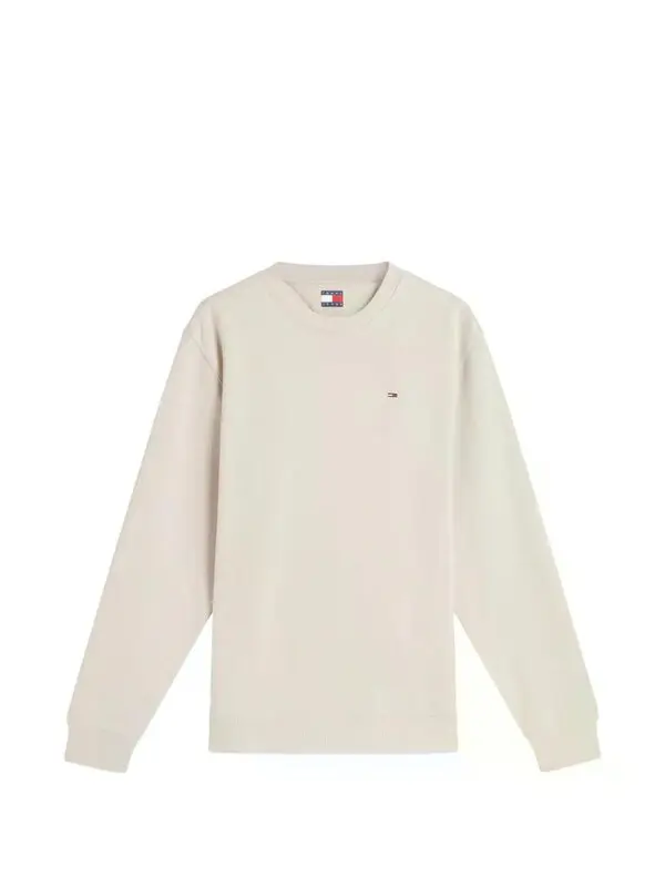 Tommy Hilfiger Logo Patch Sweatshirt - Neutrals