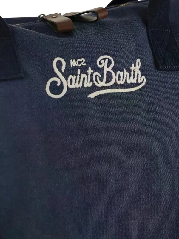 MC2 SAINT BARTH Embroidered Logo Tote Bag