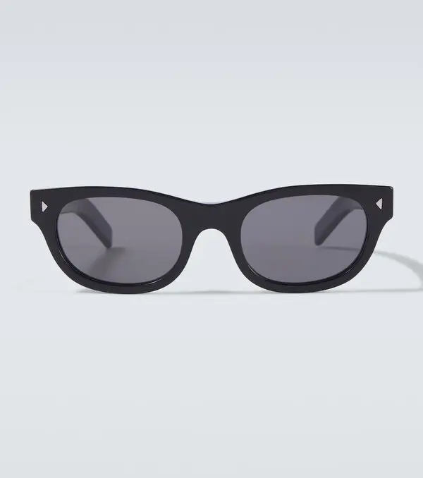 Prada Acetate Cat-eye Sunglasses - Black