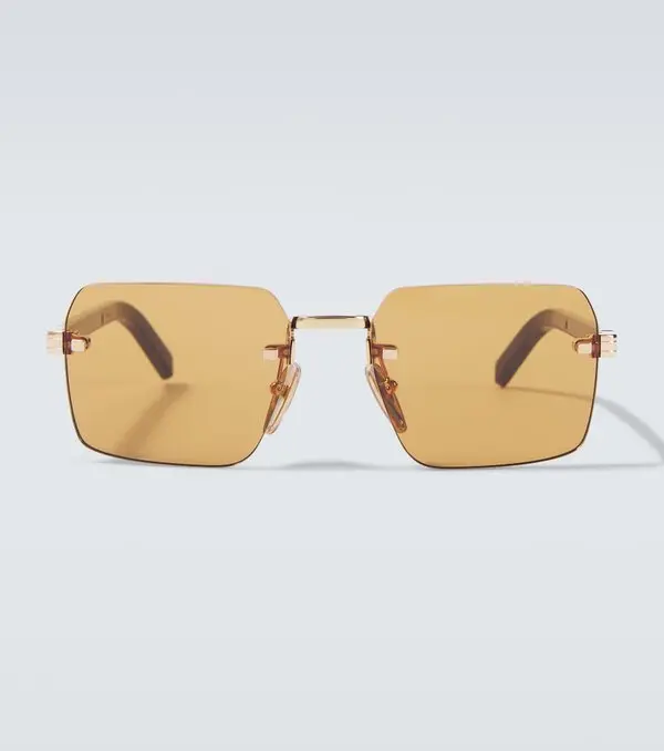 Prada Square Sunglasses - Gold