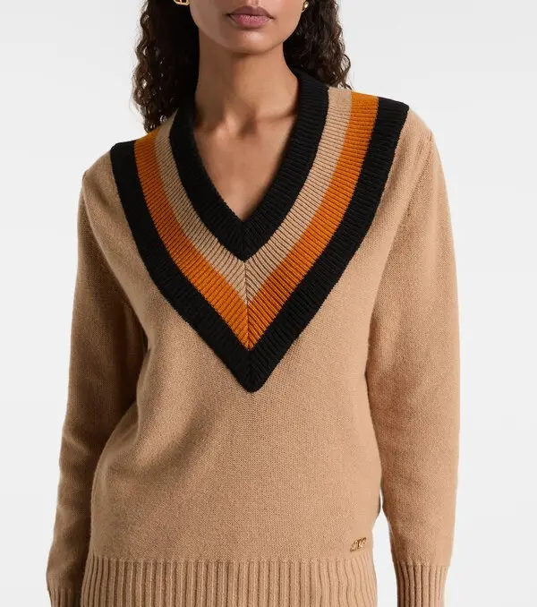 Valentino Garavani Virgin Wool Crewneck Sweater - Brown