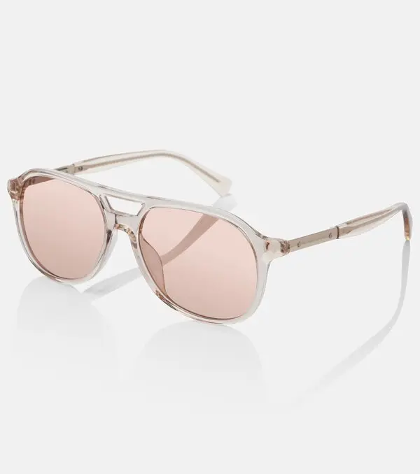 Brunello Cucinelli Aviator Sunglasses - Transparent