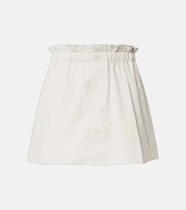 Vince Cotton Twill Skort - White