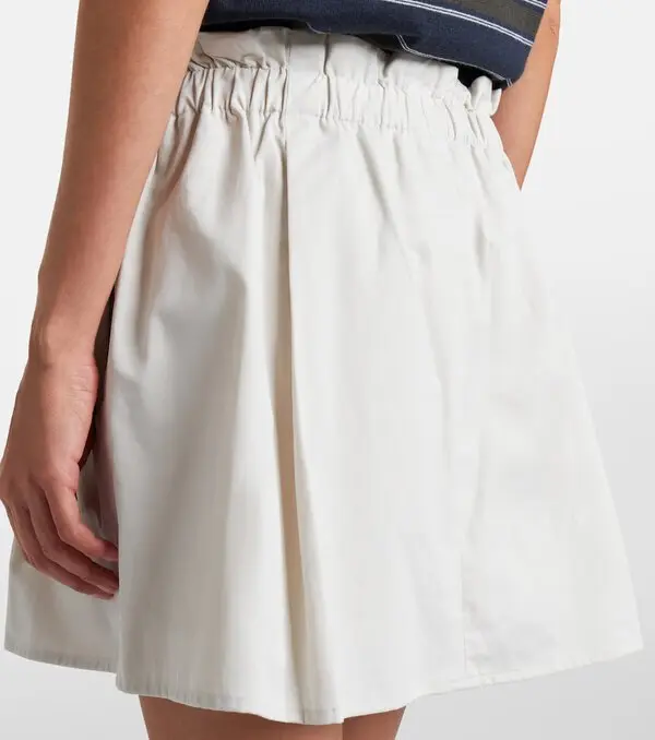 Vince Cotton Twill Skort - White