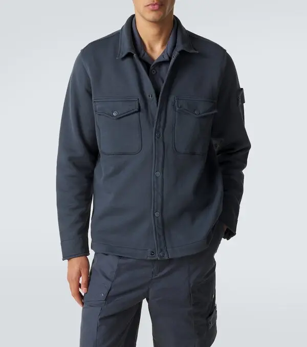 Stone Island Cotton Fleece Shirt
