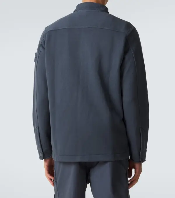 Stone Island Cotton Fleece Shirt