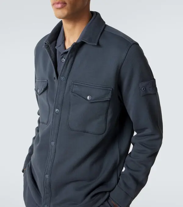 Stone Island Cotton Fleece Shirt