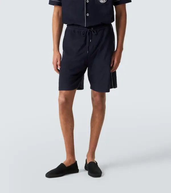 Ralph Lauren Purple Label Cotton And Silk Blend Shorts