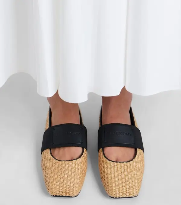 Givenchy Sliced Square Mary Jane Flats