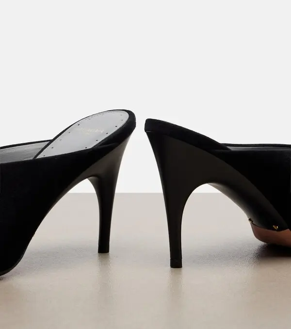Balenciaga Duchesse Suede Mules
