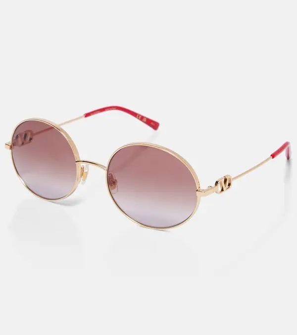 Valentino Garavani Vlogo Round Sunglasses