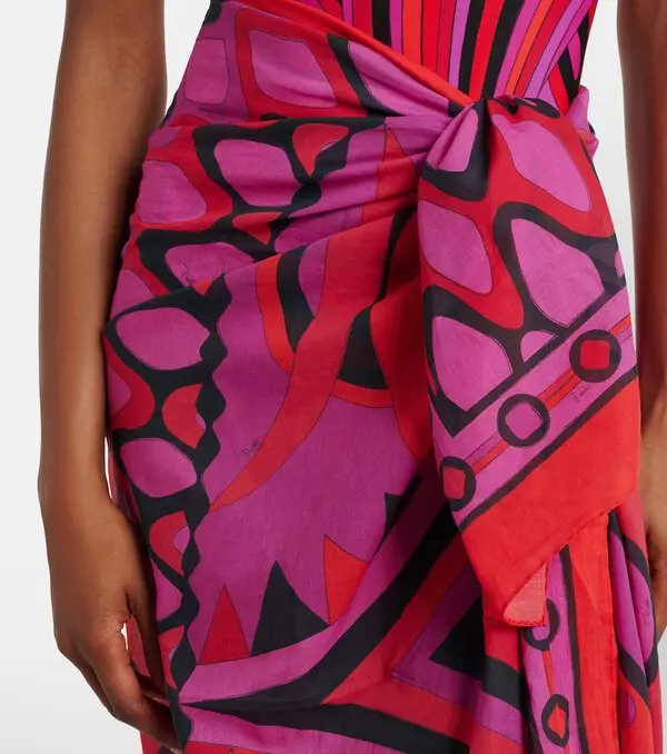 Emilio Pucci Vivara Cotton Beach Cover-up