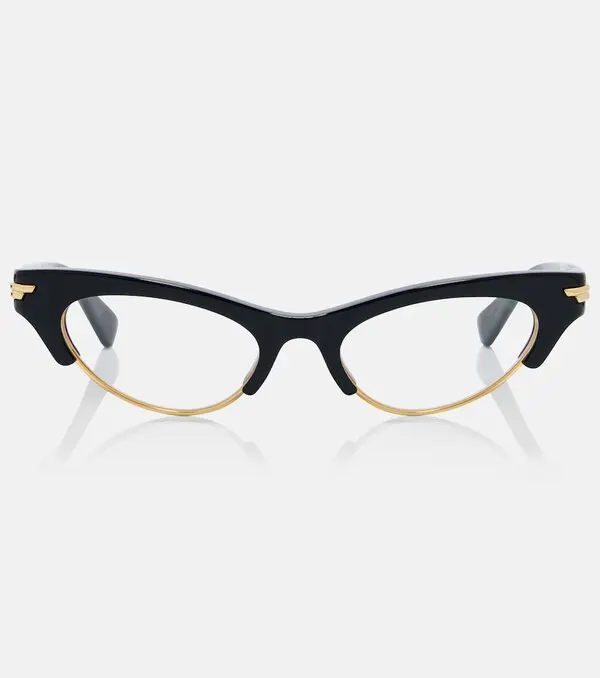 Bottega Veneta Cat-eye Eyeglasses - Black