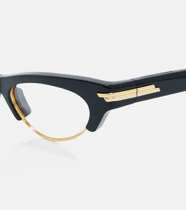 Bottega Veneta Cat-eye Eyeglasses - Black