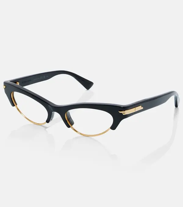 Bottega Veneta Cat-eye Eyeglasses - Black