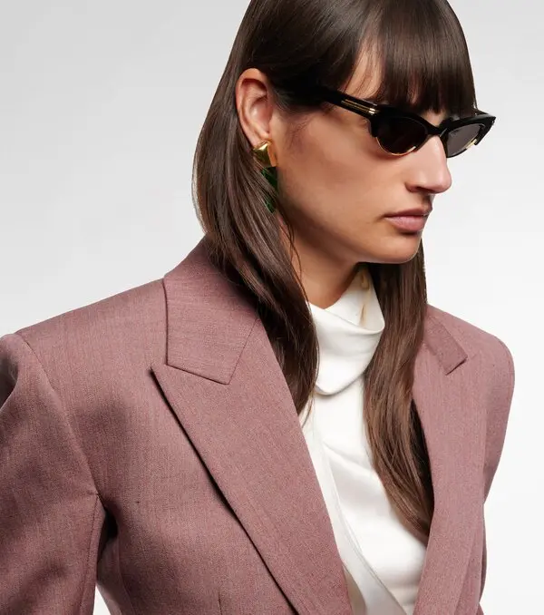 Bottega Veneta Fashion Show Cat-eye Sunglasses