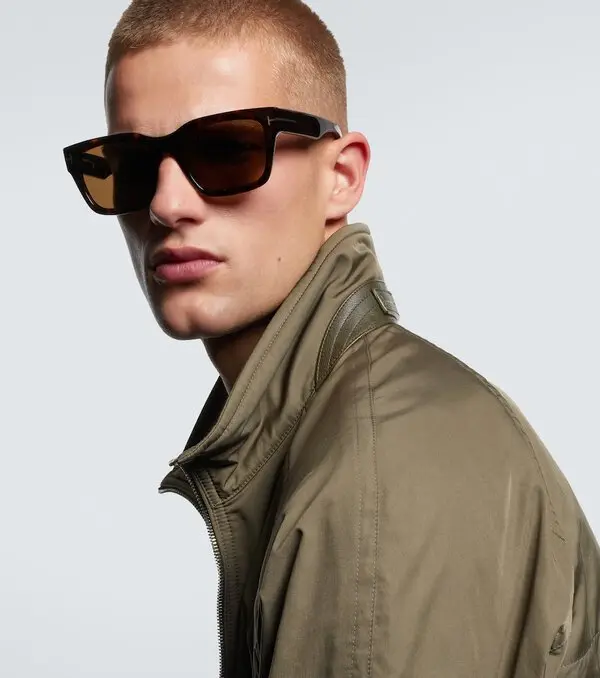 TOM FORD Andy-02 Square Sunglasses - Brown