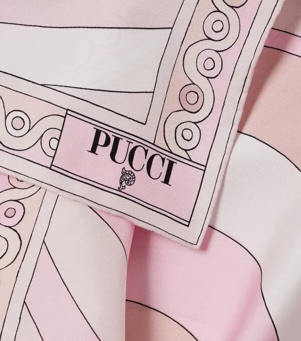 Emilio Pucci Iride Silk Twill Scarf
