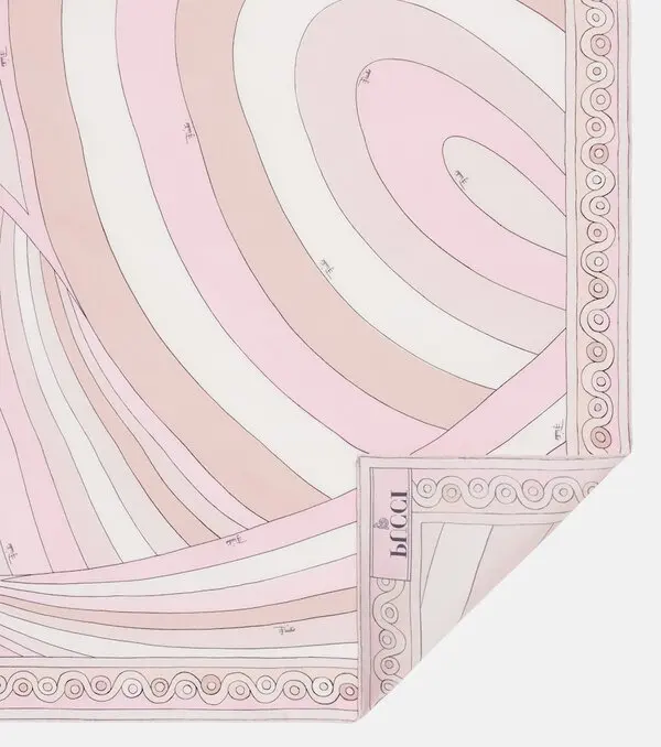 Emilio Pucci Iride Silk Twill Scarf