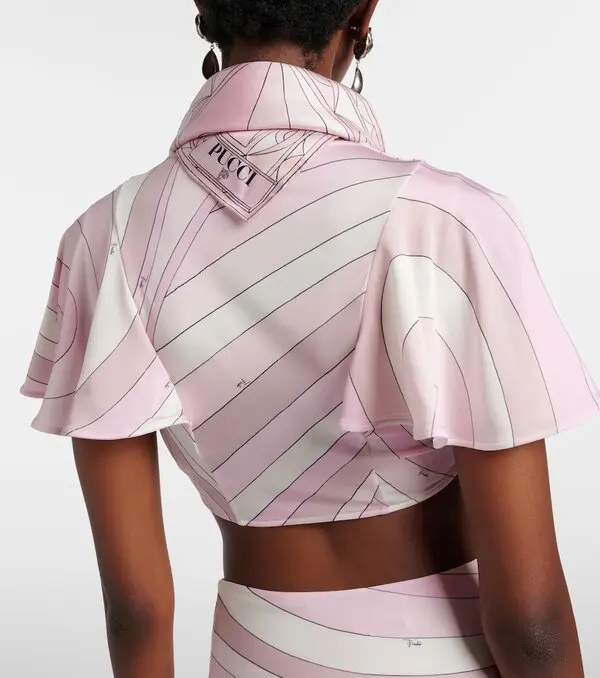 Emilio Pucci Occhi Silk Twill Scarf