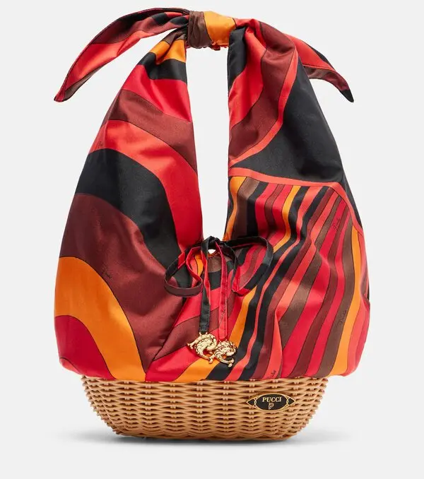 Emilio Pucci Silk Top-handle Bag - Multicoloured