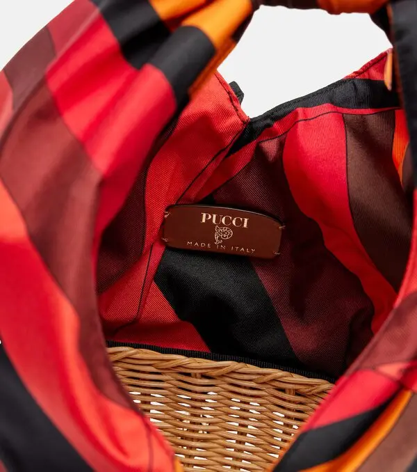 Emilio Pucci Silk Top-handle Bag - Multicoloured