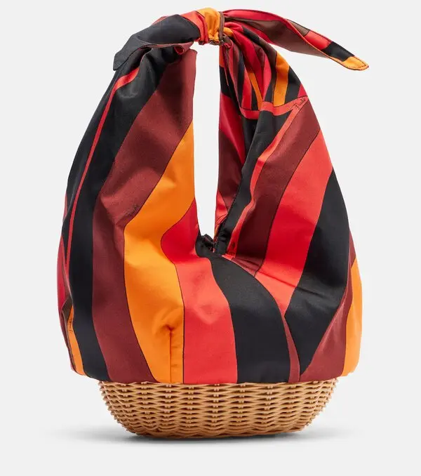 Emilio Pucci Silk Top-handle Bag - Multicoloured